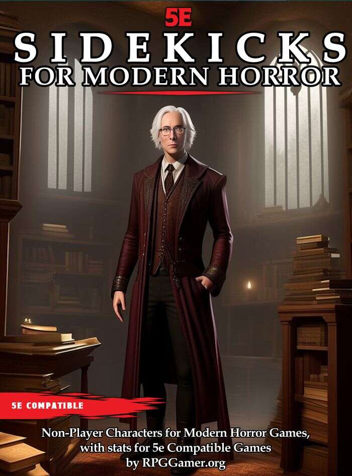 Sidekick NPC's for Modern Horror for 5e [BUNDLE] - RPGGamer | DriveThruRPG