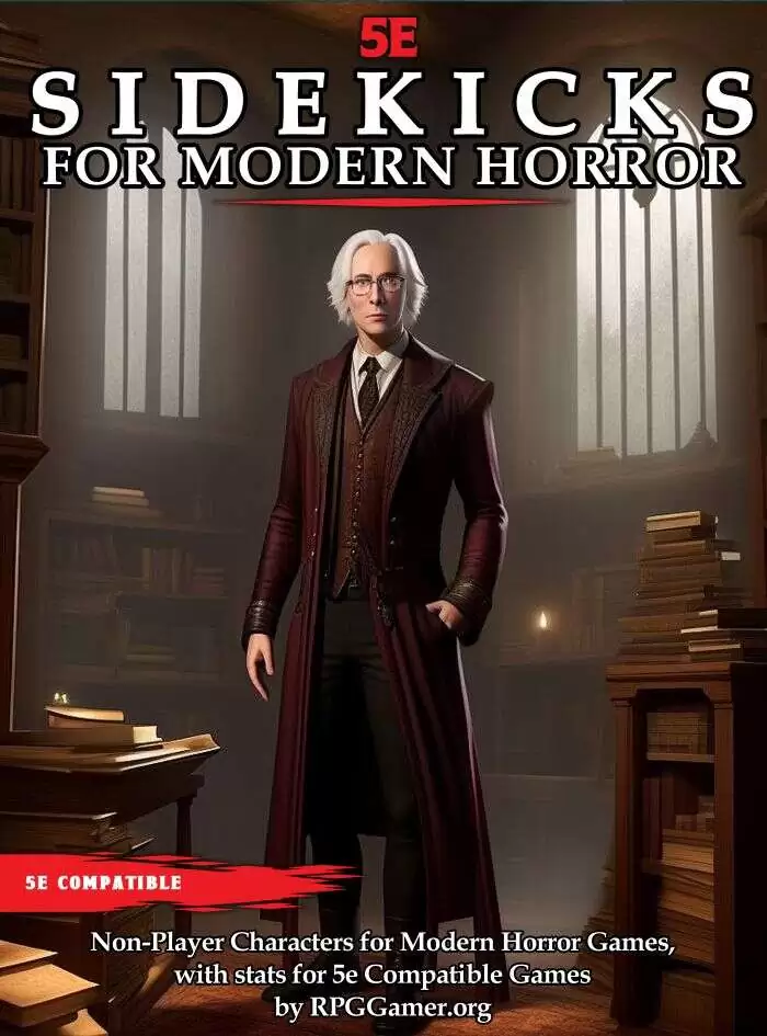 Sidekick NPC's for Modern Horror for 5e [BUNDLE] - RPGGamer | DriveThruRPG