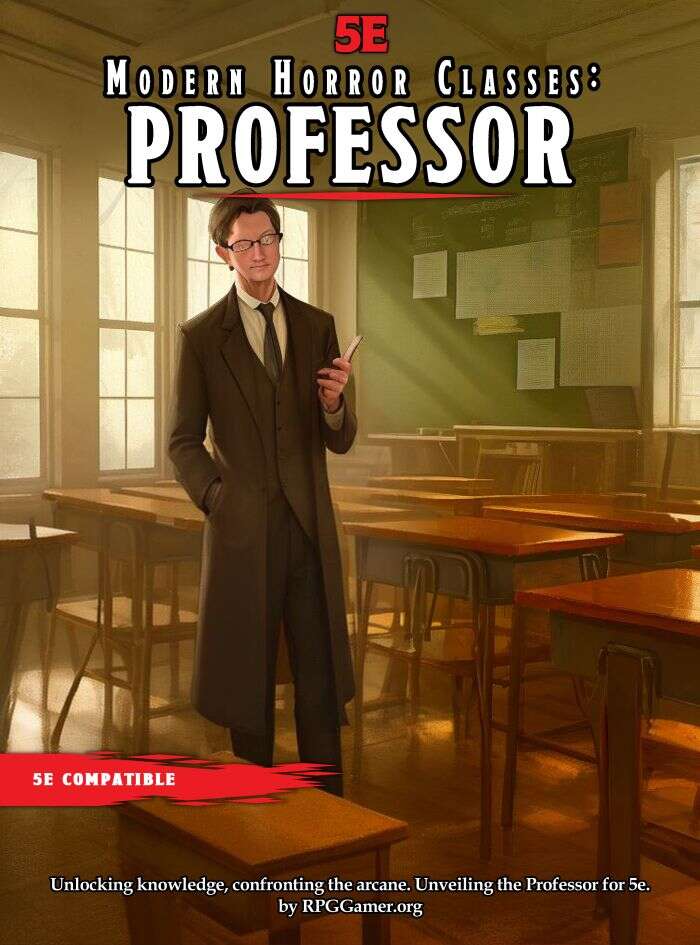Modern Horror Classes: Professor - RPGGamer | DriveThruRPG