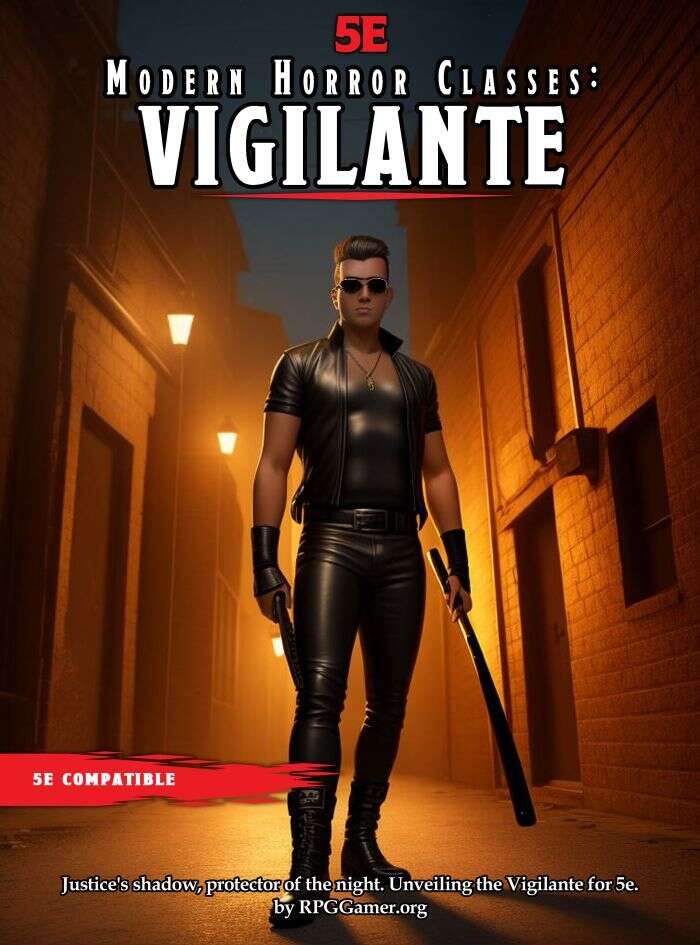 Modern Horror Classes: Vigilante - RPGGamer | DriveThruRPG