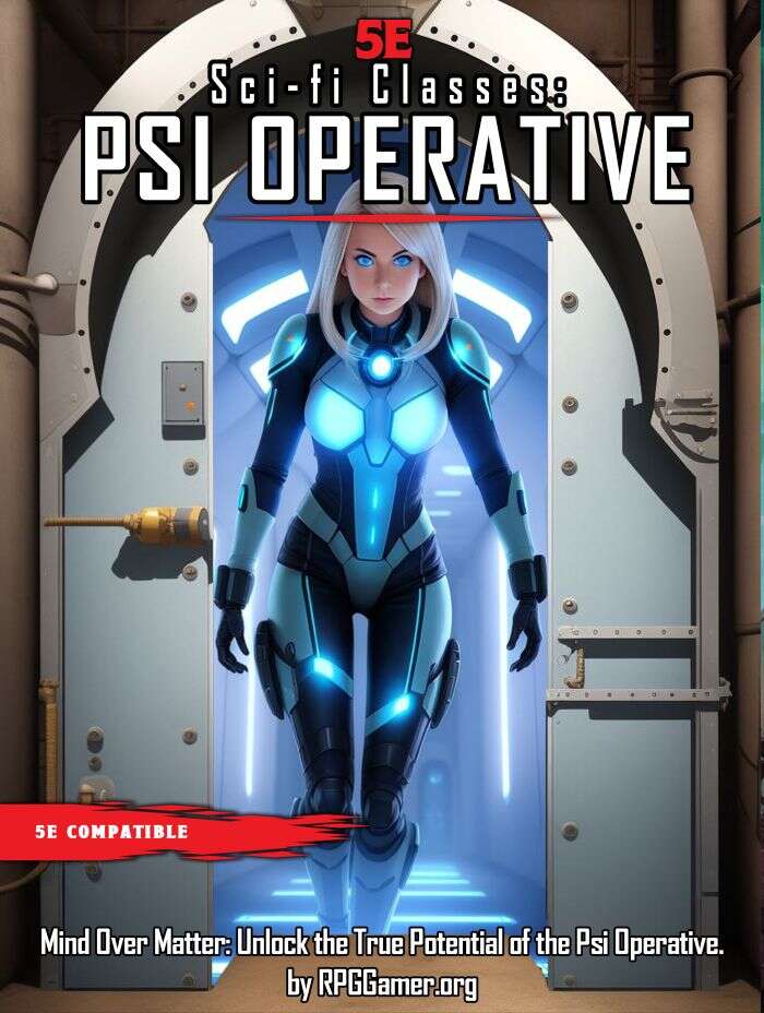 Sci-fi Classes: Psi Operative - RPGGamer | DriveThruRPG