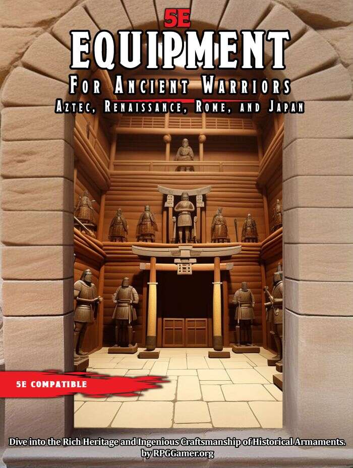 Equipment for Ancient Cultures for 5e - RPGGamer | DriveThruRPG