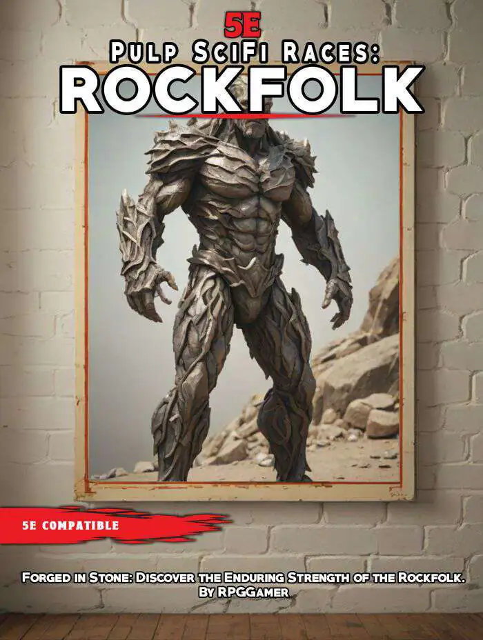 Pulp Sci-fi Races: Rockfolk - RPGGamer | DriveThruRPG