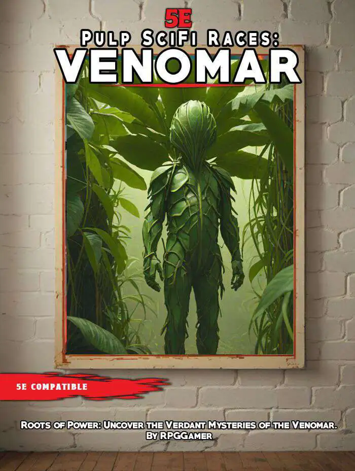 Pulp Sci-fi Races: Venomar - RPGGamer | DriveThruRPG