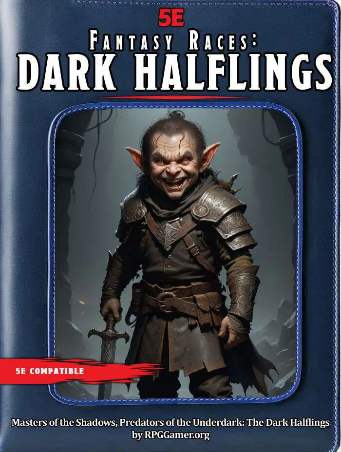 Fantasy Races: Dark Halflings - RPGGamer | DriveThruRPG