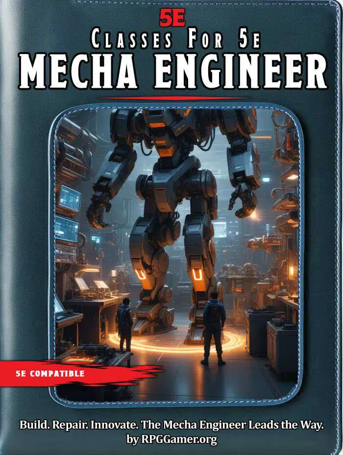 Mecha Engineer - Classes for 5e - RPGGamer | DriveThruRPG
