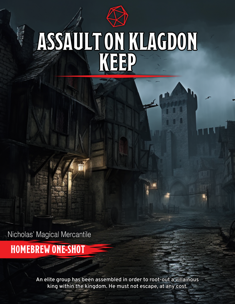 "Assault on Klagdon Keep" One-Shot Adventure Bundle - Nicholas' Magical ...