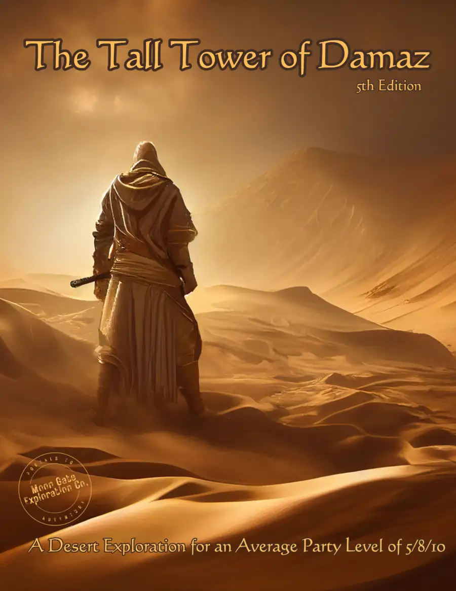 The Tall Tower of Damaz - Moon Gate Exploration Co. | DriveThruRPG