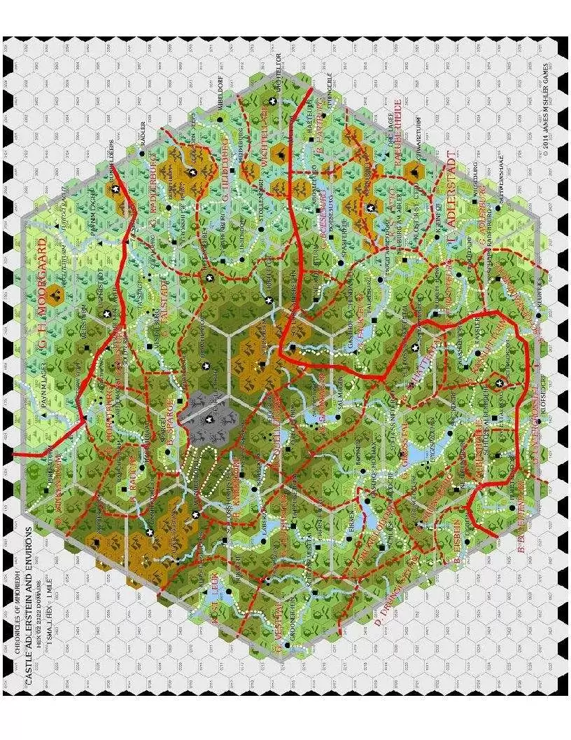 Castle Adlerstein and Environs Map Pack - James Mishler Games ...