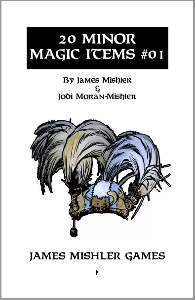 20 Minor Magic Items #01 - James Mishler Games | DriveThruRPG