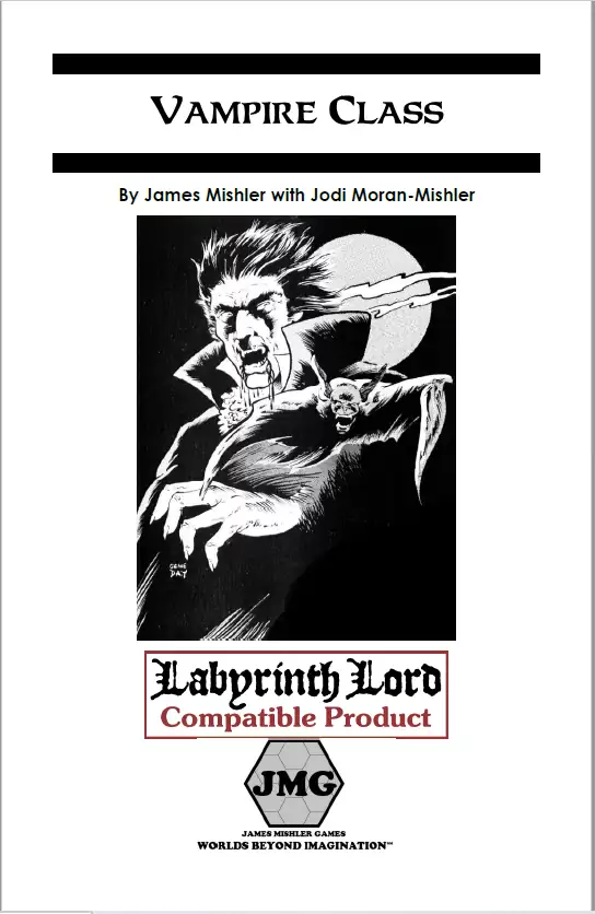 Vampire Class - James Mishler Games | DriveThruRPG