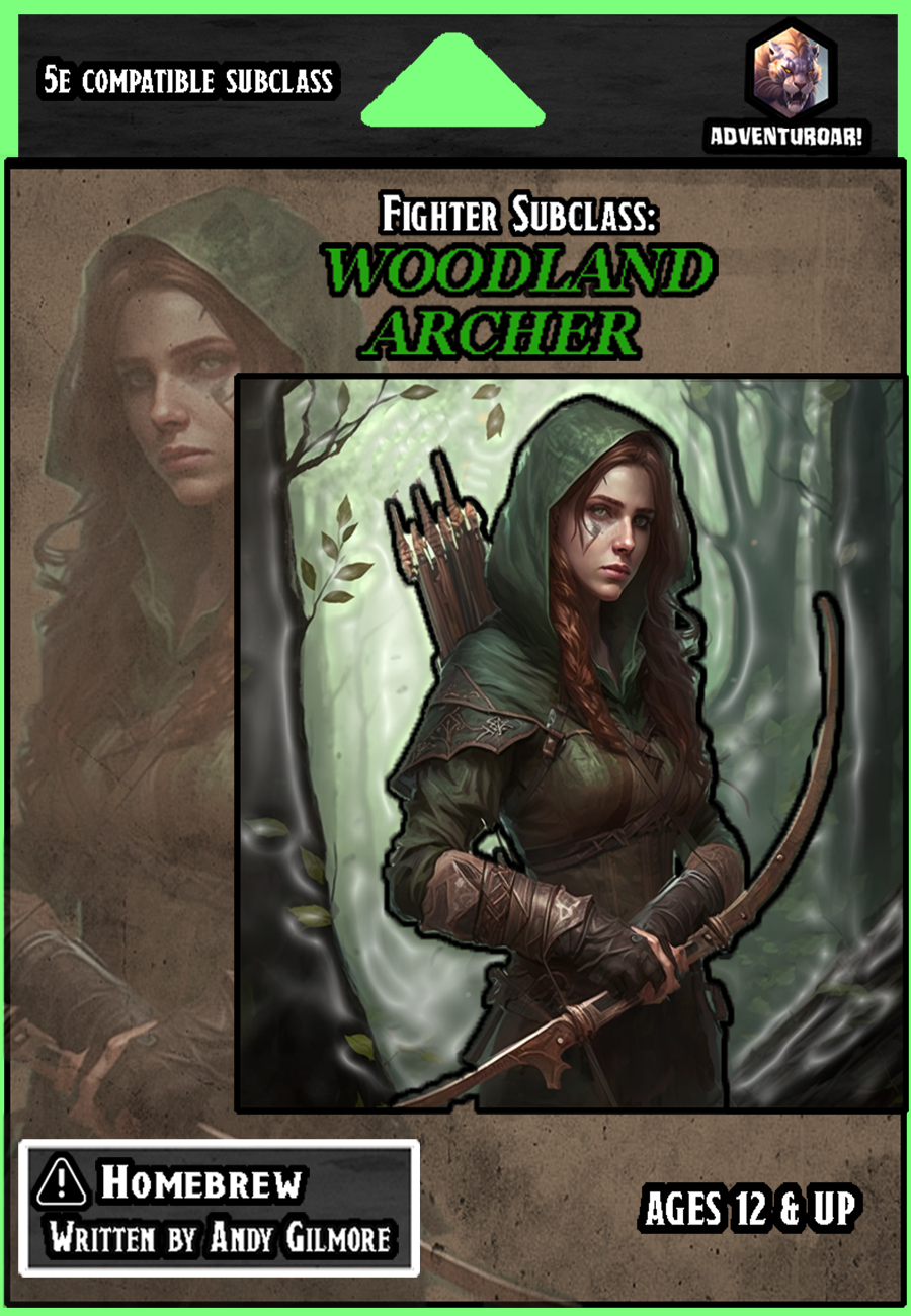 Woodland Archer: Fighter Subclass for 5e - Adventuroar | DriveThruRPG