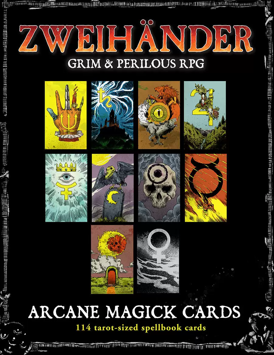 ZWEIHANDER RPG: Arcane Magick Cards - ZWEIHANDER Games | DriveThruRPG