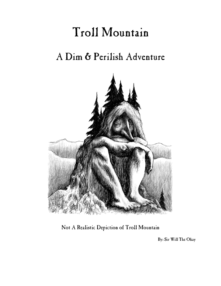 Troll Mountain - ZWEIHANDER Games | Dim & Perilish Adventures ...