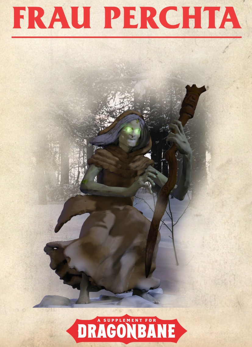 Frau Perchta - Festive Monster with Map, Mini & Encounter for ...