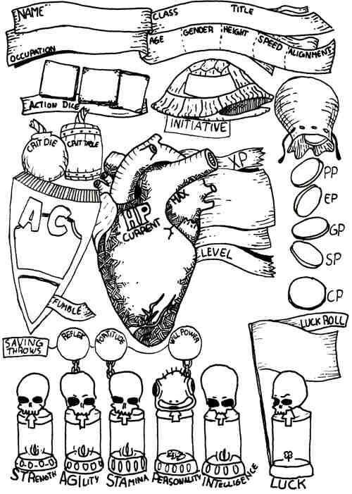 DCC character sheet - Ravs | DriveThruRPG