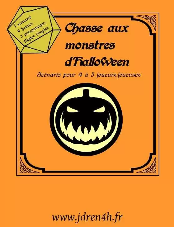 Chasse aux monstres d'Halloween - jdren4H | DriveThruRPG