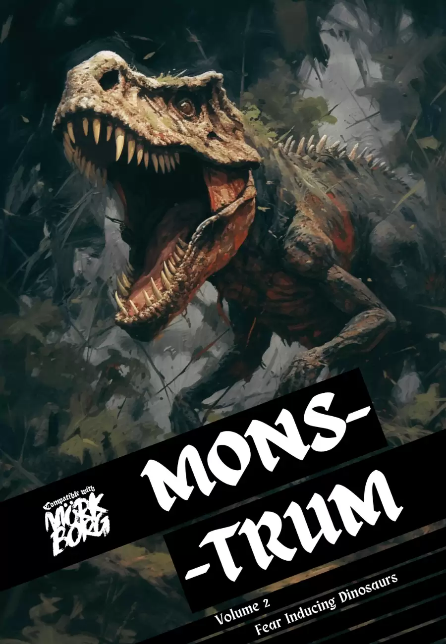 Monstrum Volume 2 - Fear Inducing Dinosaurs - Wytchin Hour | DriveThruRPG