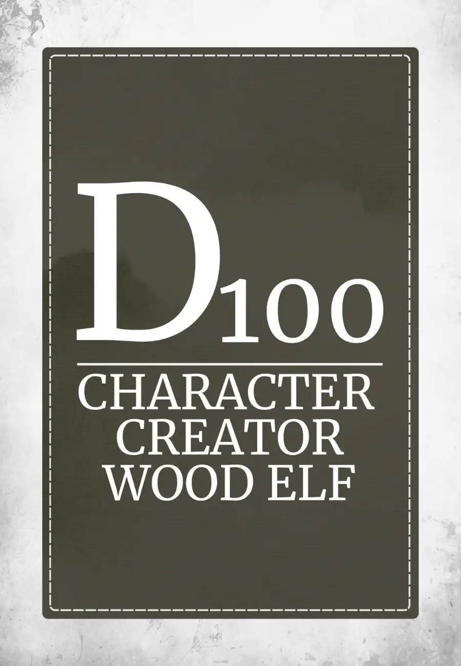 D100 Character Creator: Wood Elf - Wytchin Hour | DriveThruRPG