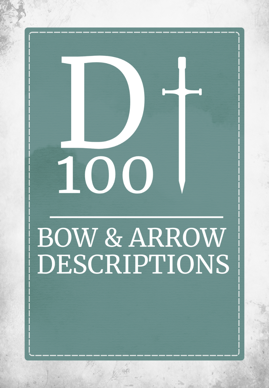 D100 Weapon Descriptions: Bow & Arrow - Wytchin Hour | DriveThruRPG