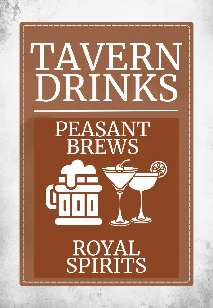Tavern Drinks: Peasant Brews to Royal Spirits - Wytchin Hour | DriveThruRPG