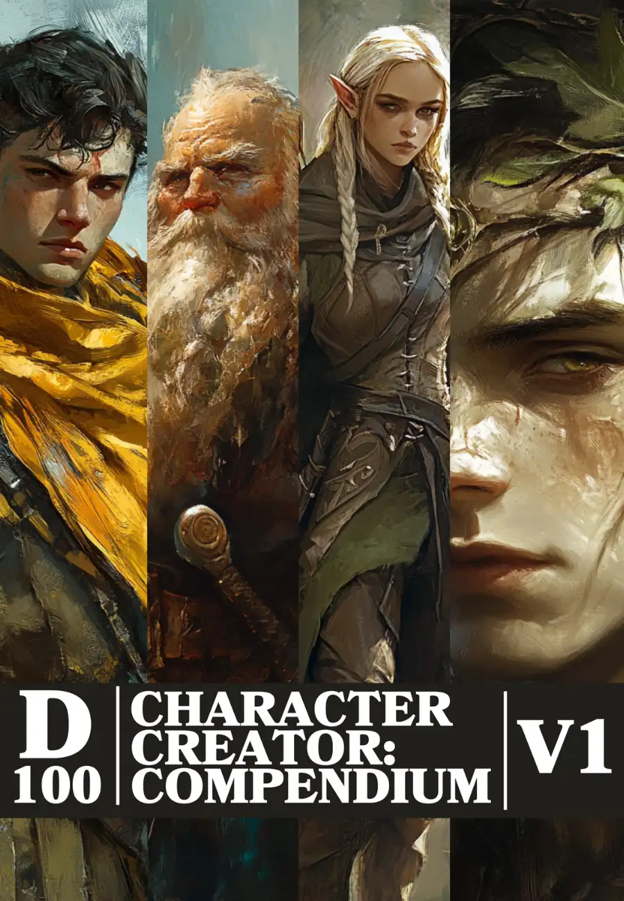 D100 Character Creator: Compendium Volume 1 - Wytchin Hour | DriveThruRPG