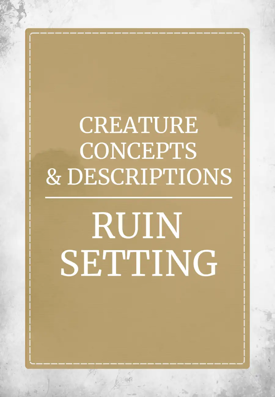 Creature Concepts & Descriptions: Ruin - Wytchin Hour | DriveThruRPG