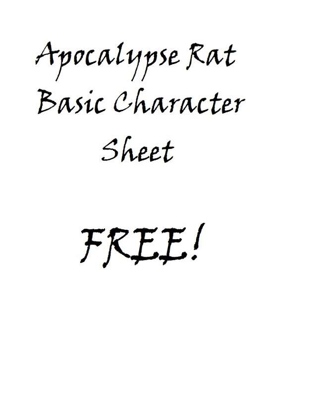 Apocalypse Rat Basic Character Sheet BETA - Thomas Scott Ingle Presents ...