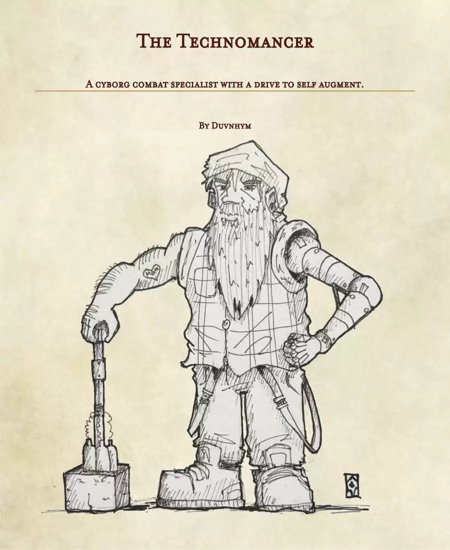 The Technomancer Class - Duvnhym | DriveThruRPG