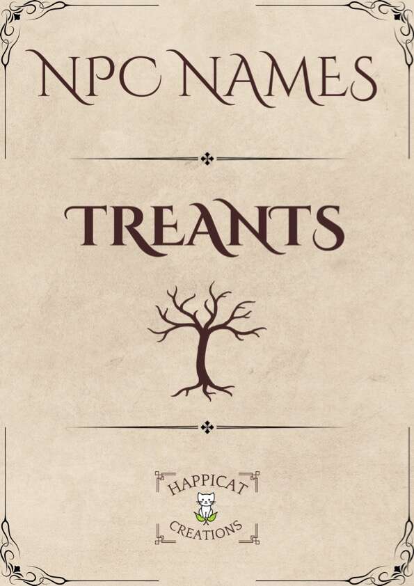 Treant Npc Name And Image Collection Happicat Creations Npc Name And Image Drivethrurpg