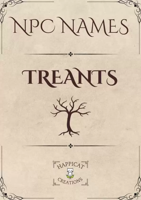 Treant Npc Name And Image Collection Happicat Creations Npc Name And Image Drivethrurpg
