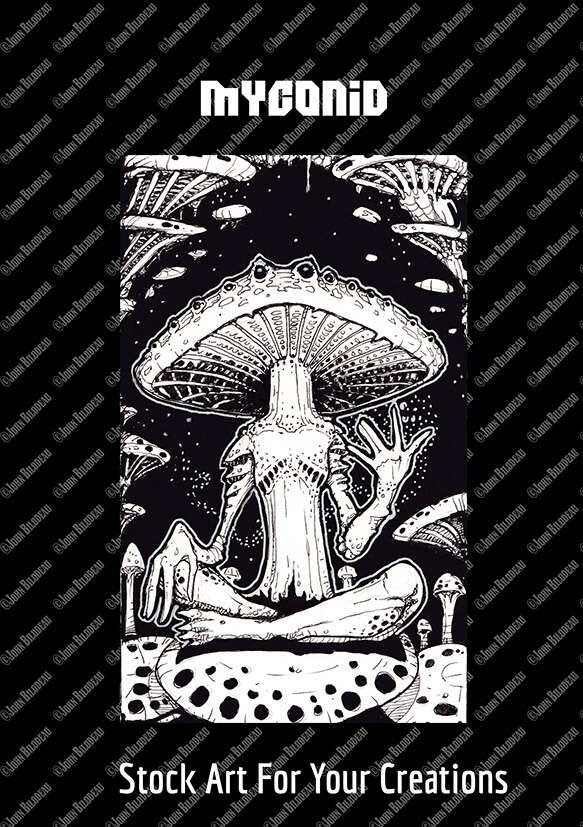Myconid Stock Art - John Bilodeau Stock Art | DriveThruRPG