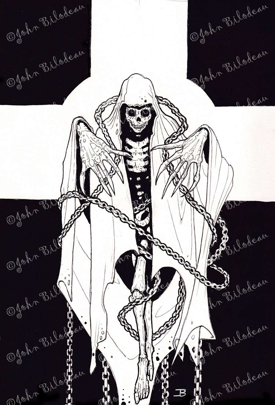 Wraith Stock Art - John Bilodeau Stock Art | DriveThruRPG