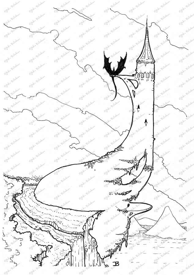 Wizard Tower Stock Art - John Bilodeau Stock Art | DriveThruRPG