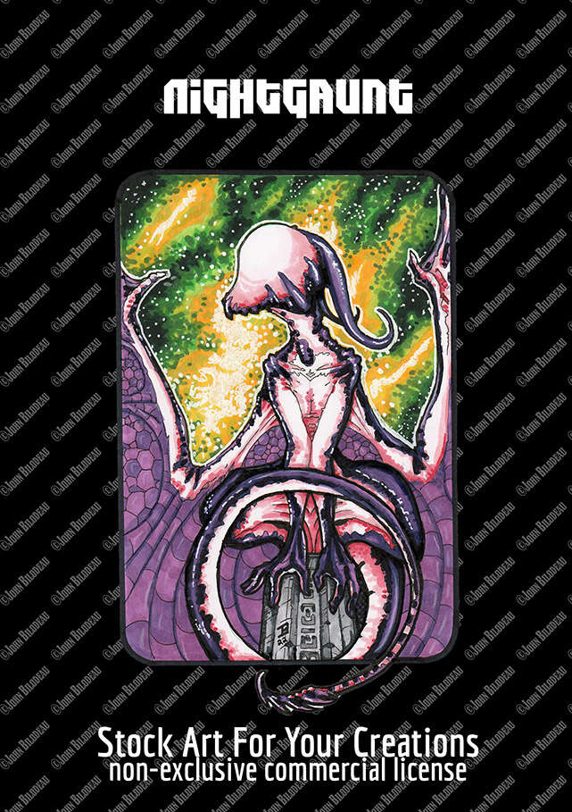Nightgaunt Stock Art - John Bilodeau Stock Art | DriveThruRPG
