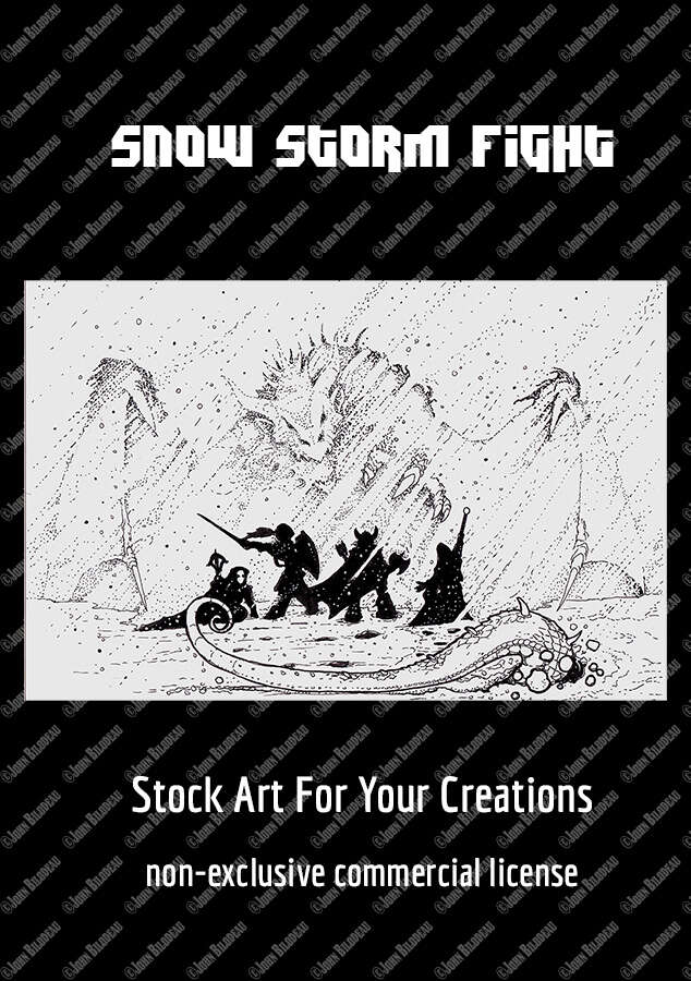 Arctic Encounter Stock Art - John Bilodeau Stock Art | DriveThruRPG