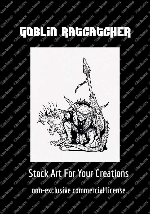 Goblin Ratcatcher Stock Art - John Bilodeau Stock Art | DriveThruRPG