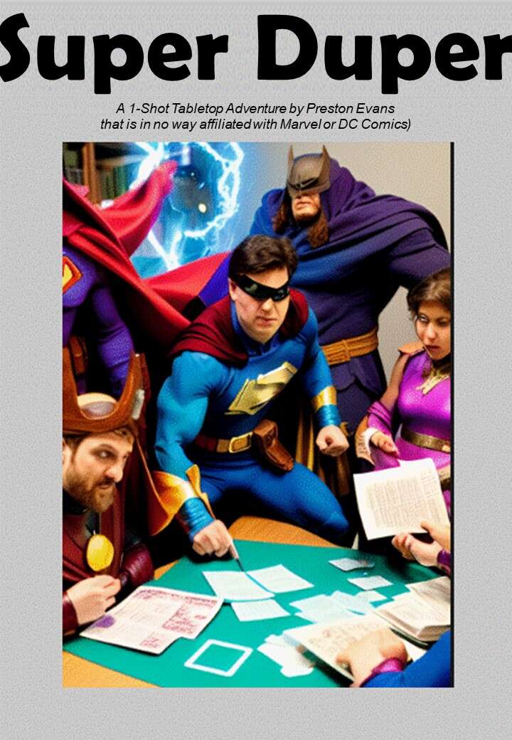 Super Duper - A One-Shot TTRPG about Superheroes and Adventure ...