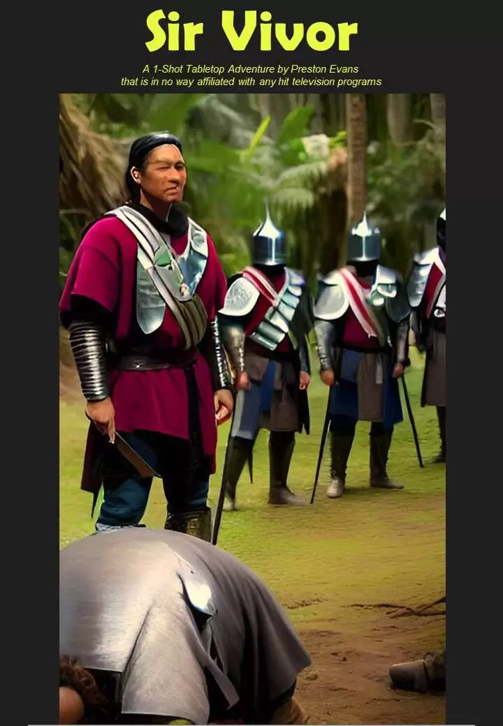 Sir Vivor - A Process of Elimination, Last Man Standing One-Shot TTRPG ...