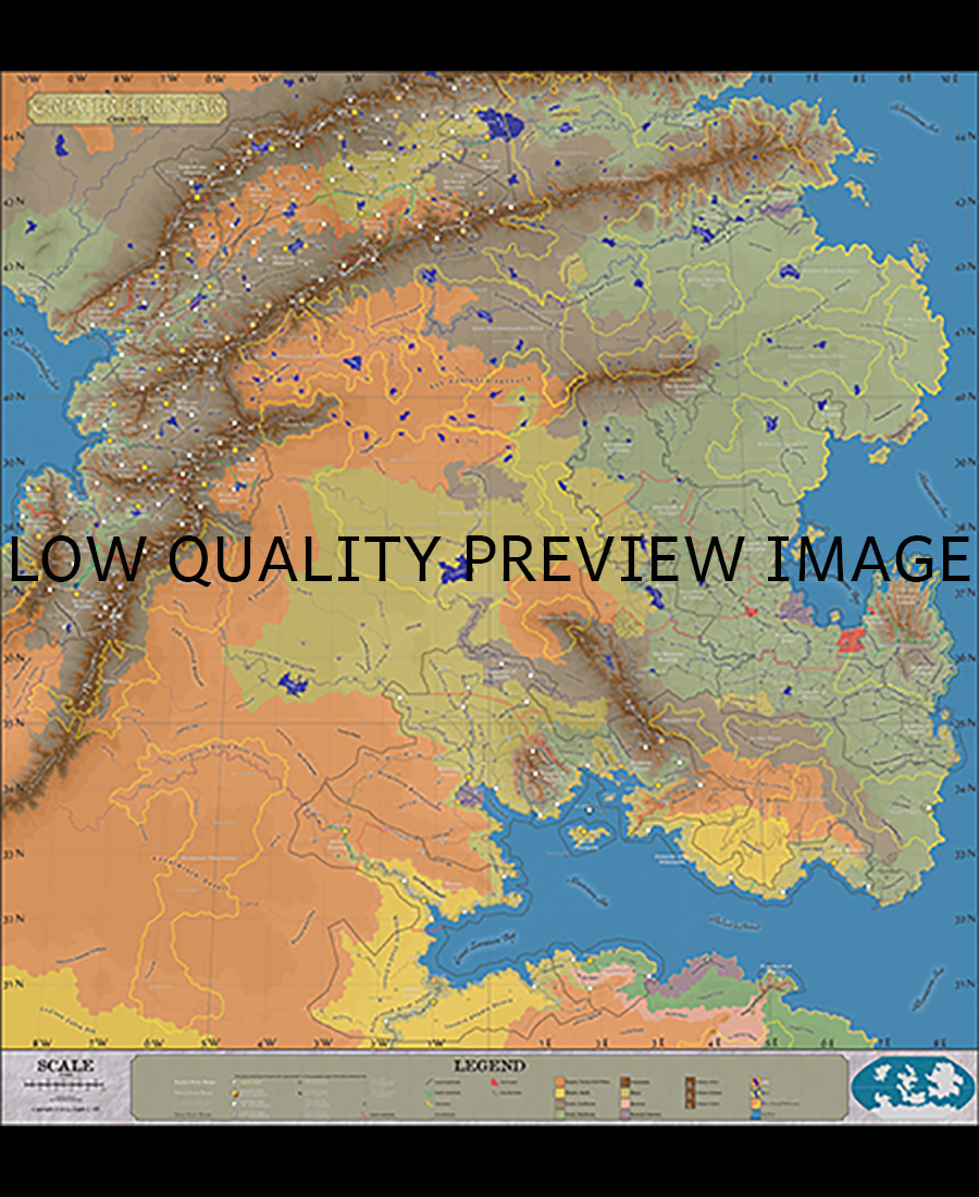 Greater Felrikhar Map - Logan Z. Hill | DriveThruRPG