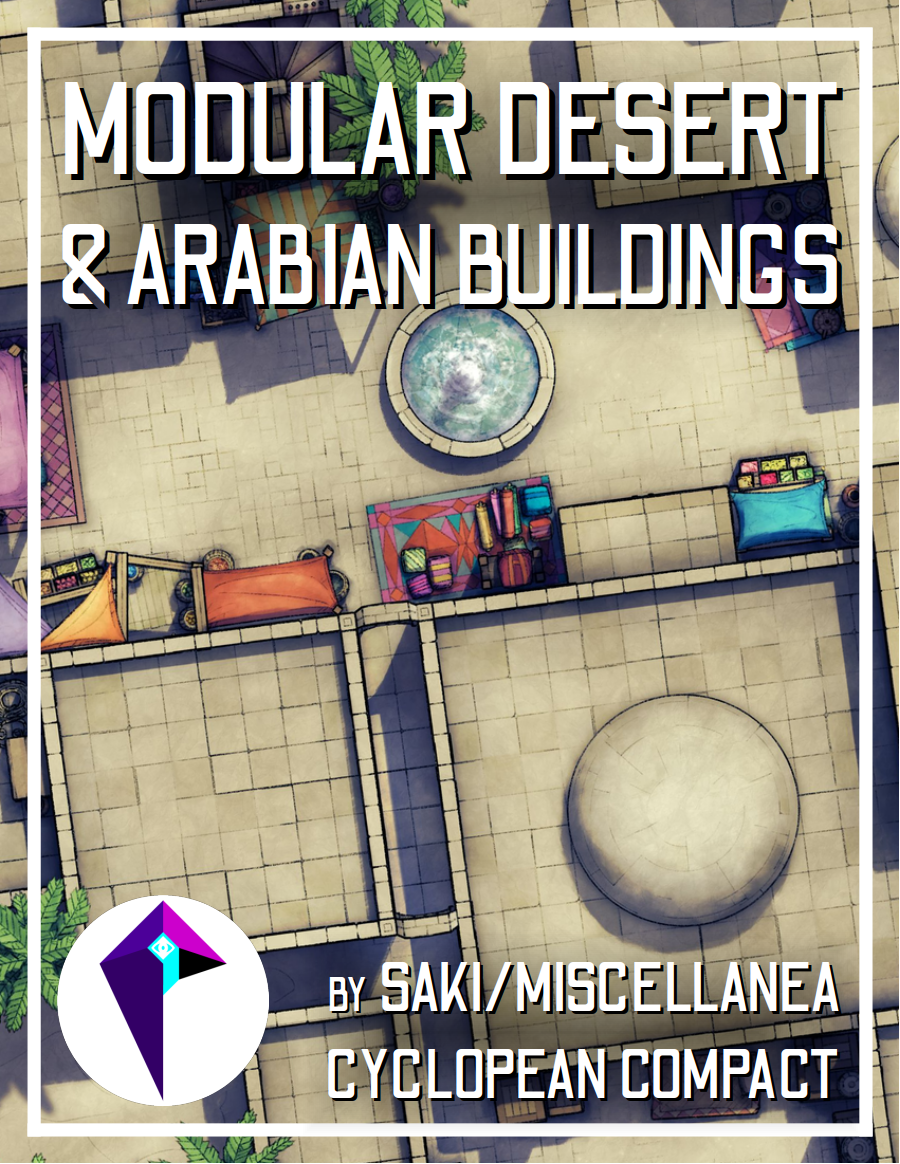 Modular Desert & Arabian Buildings - Cyclopean Compact | DriveThruRPG