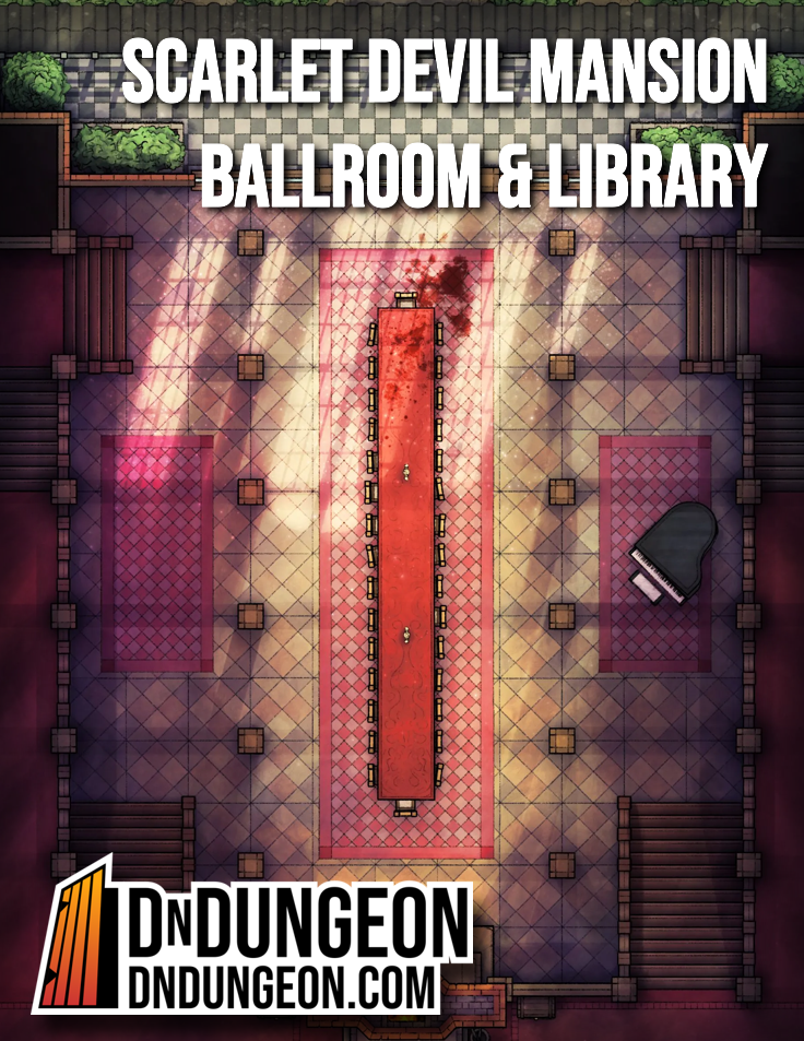 Scarlet Devil Mansion Dining Room & Library - Cyclopean Compact ...