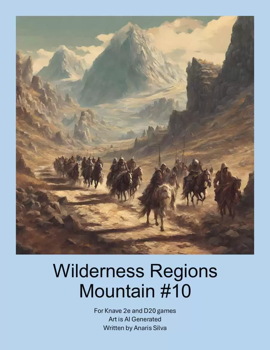 Wilderness Region Mountain #10 - Role&Roll | Role&Roll | DriveThruRPG