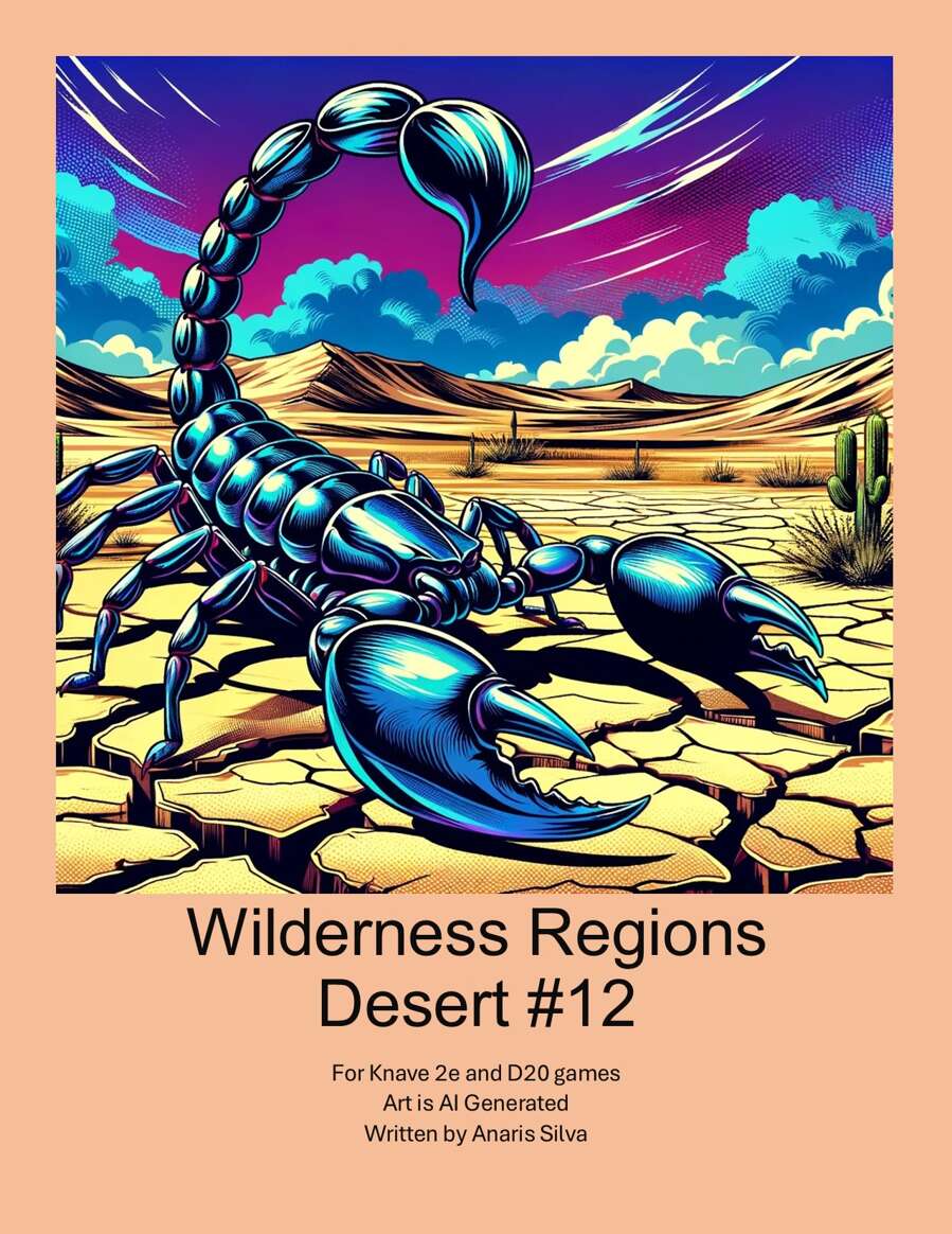 Wilderness Region Desert #12 - Role&Roll | Role&Roll | DriveThruRPG