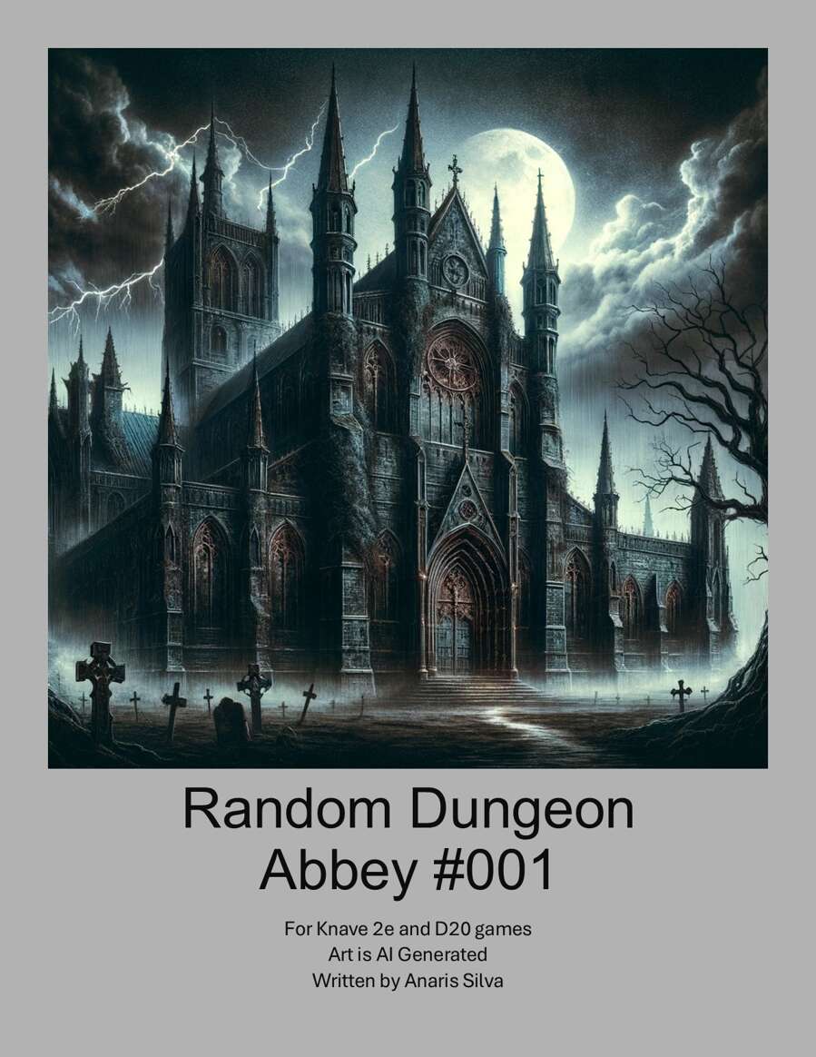 Random Dungeon Abbey #1 - Role&Roll | Role&Roll | DriveThruRPG