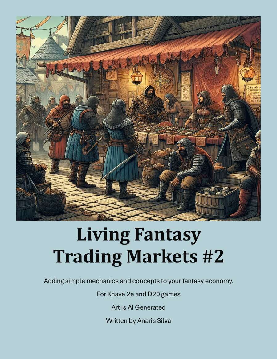 Living Fantasy Trading Markets #2 - Role&Roll | Role&Roll | DriveThruRPG