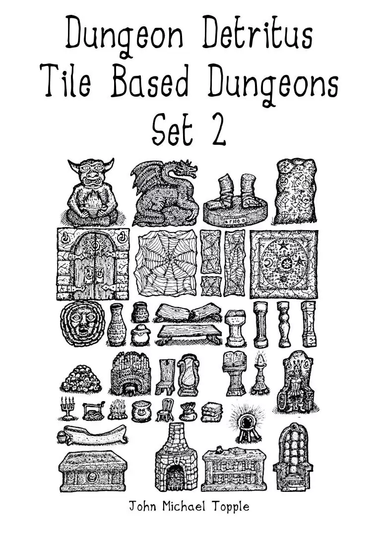 Dungeon Detritus Set 2 - John Michael Topple | DriveThruRPG
