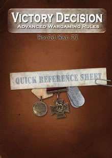 Victory Decision: WW II - Quick Reference Sheet French - A.D.Publishing ...