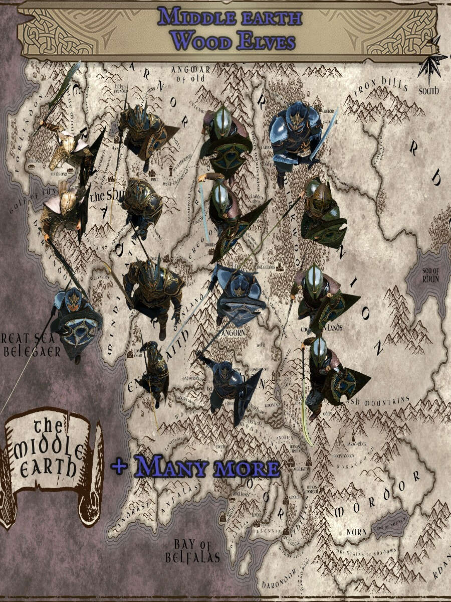 Middle Earth Wood Elves - lee | DriveThruRPG