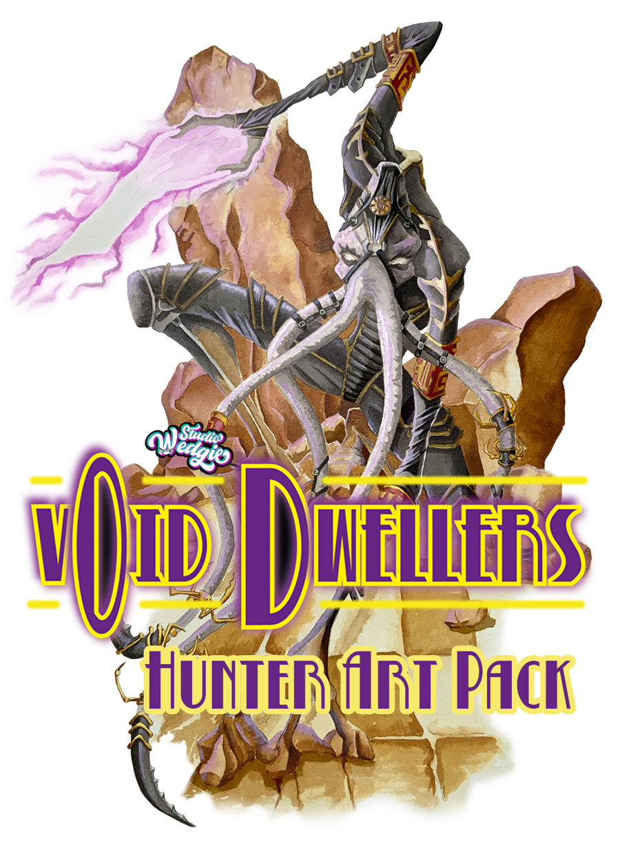 Void Dweller Hunter Art Pack - Studio Wedgie | DriveThruRPG